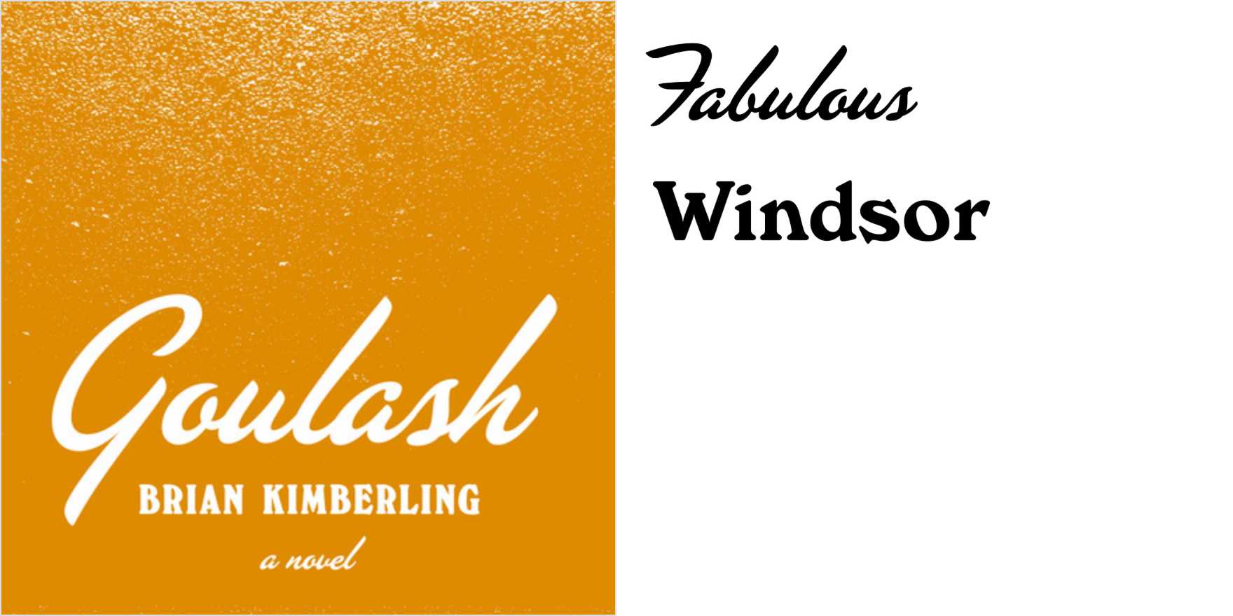 Goulash by Brian Kimberling - Fonts In Use