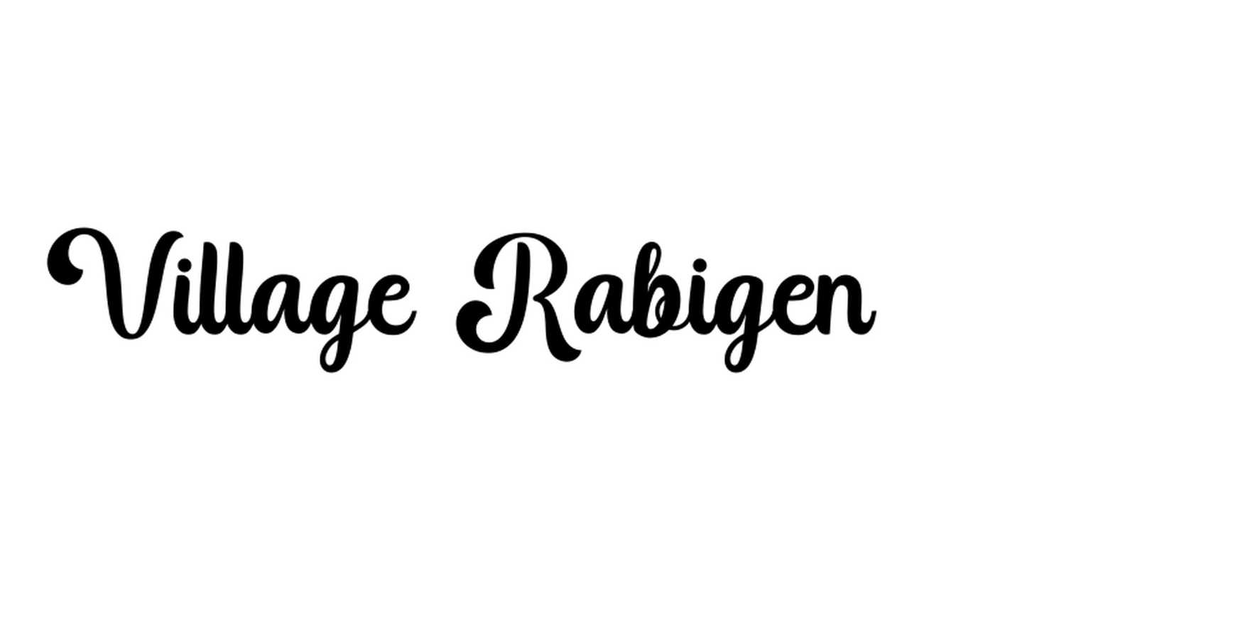 Village Rabigen in use - Fonts In Use