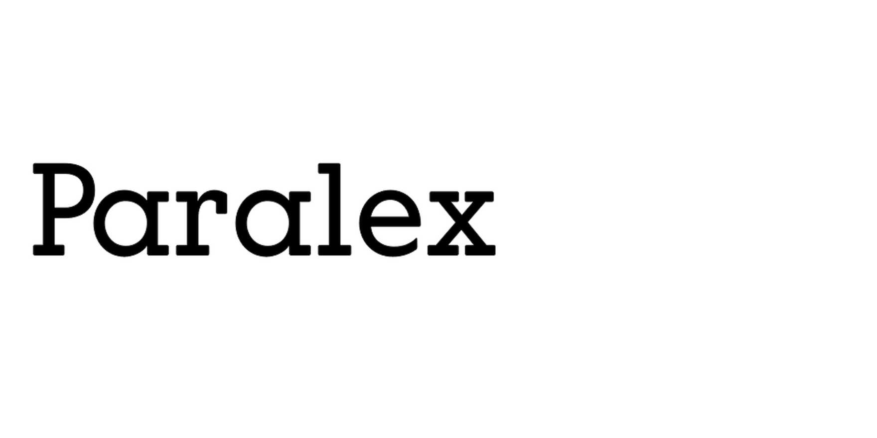 Paralex in use - Fonts In Use