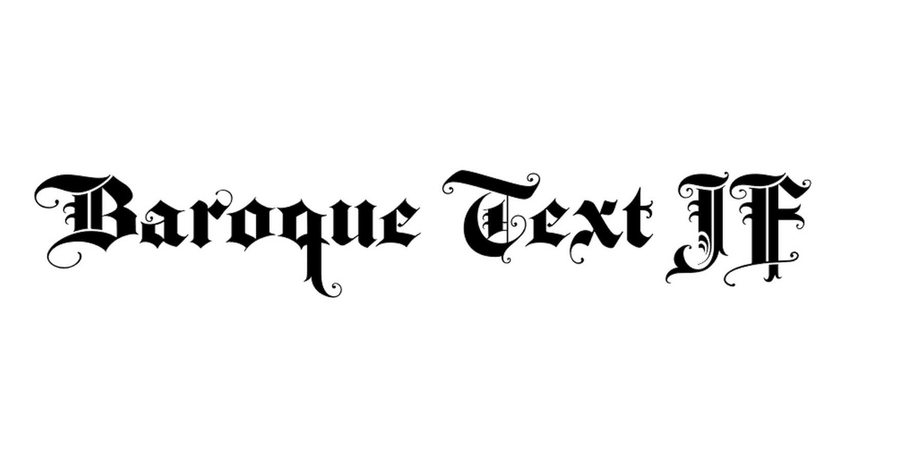 Baroque Text JF (Jukebox Collection) in use - Fonts In Use