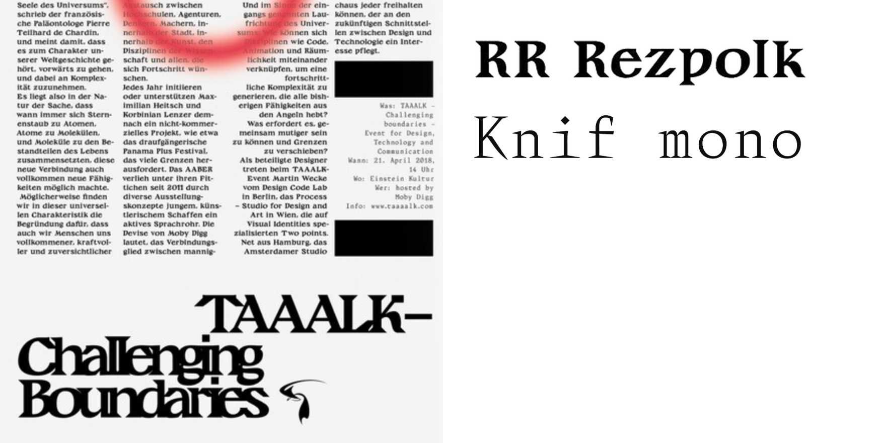 Super Paper issue 102, April 2018 - Fonts In Use