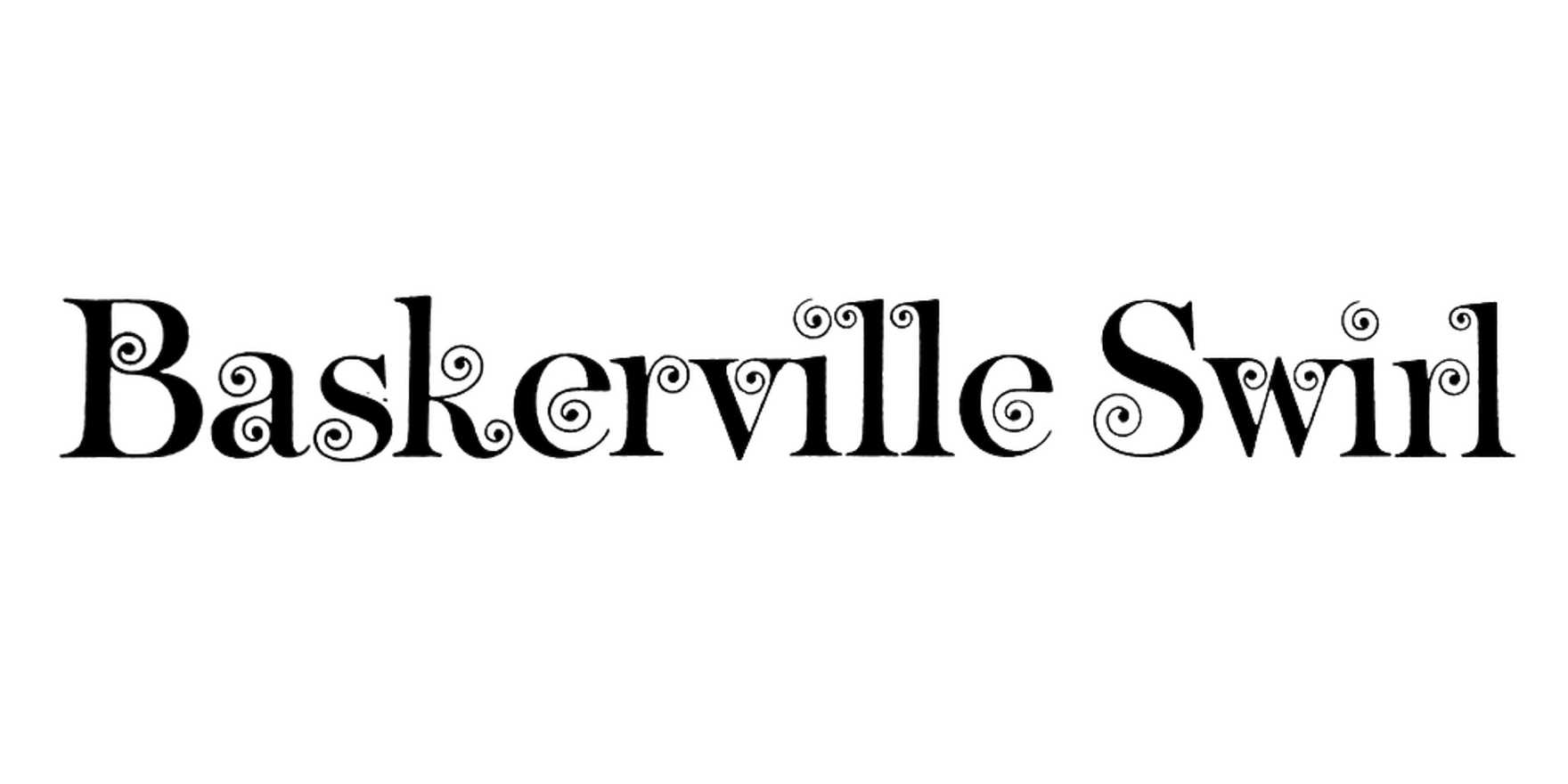 Baskerville Swirl in use - Fonts In Use