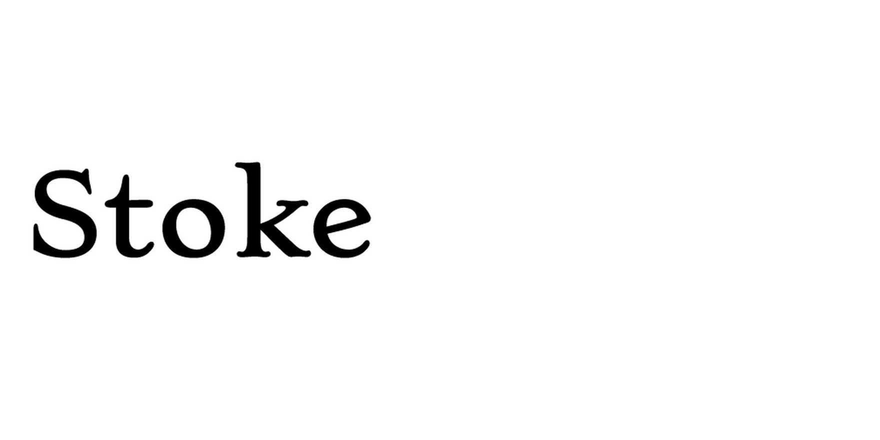 Stoke in use - Fonts In Use