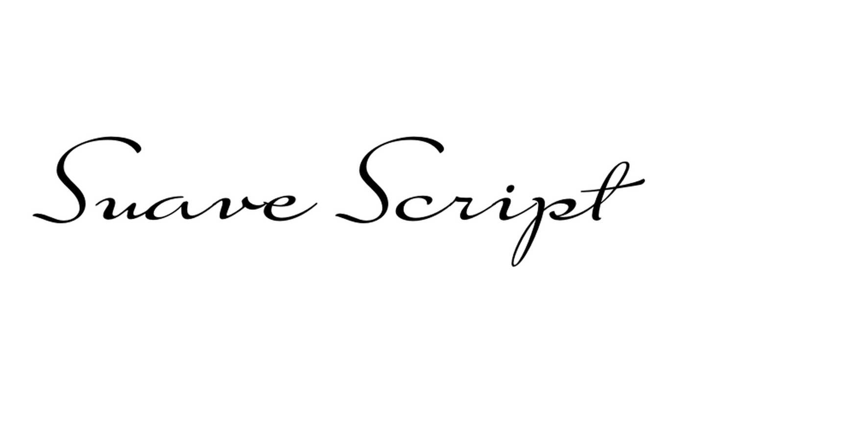 Suave Script in use - Fonts In Use