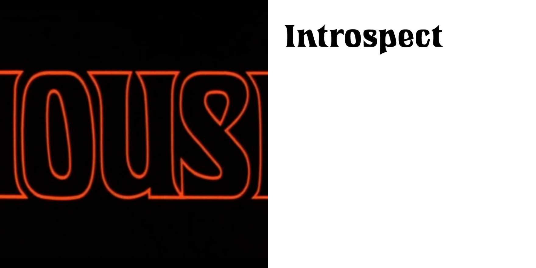 House (1986) opening titles - Fonts In Use