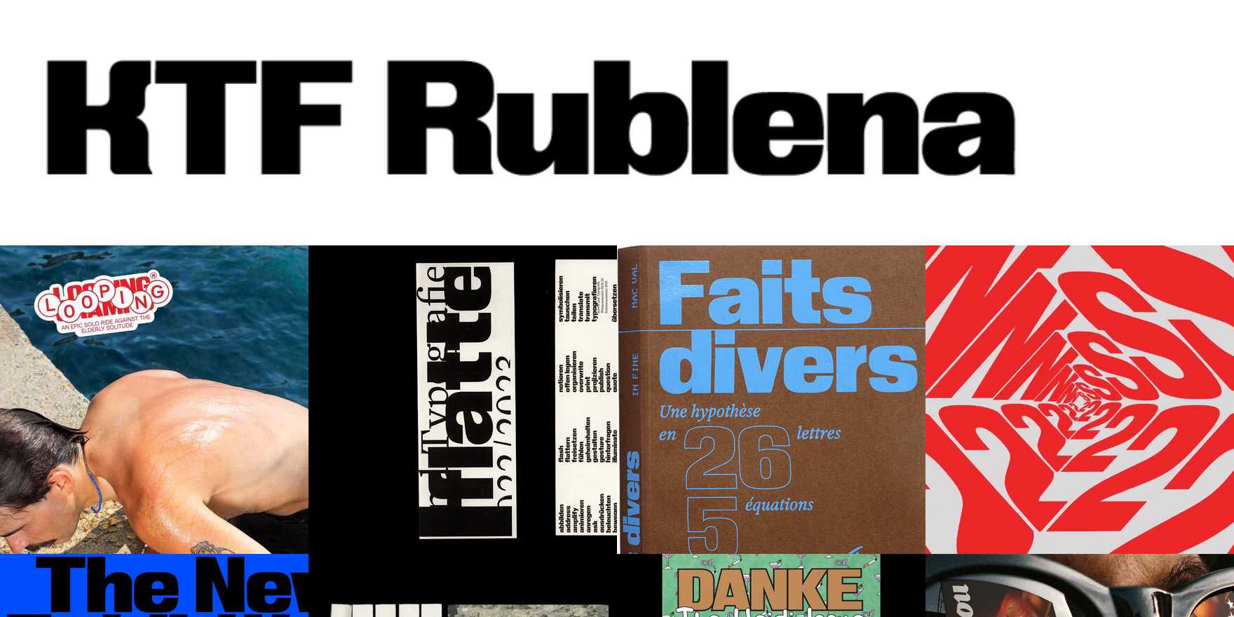 KTF Rublena in use - Fonts In Use