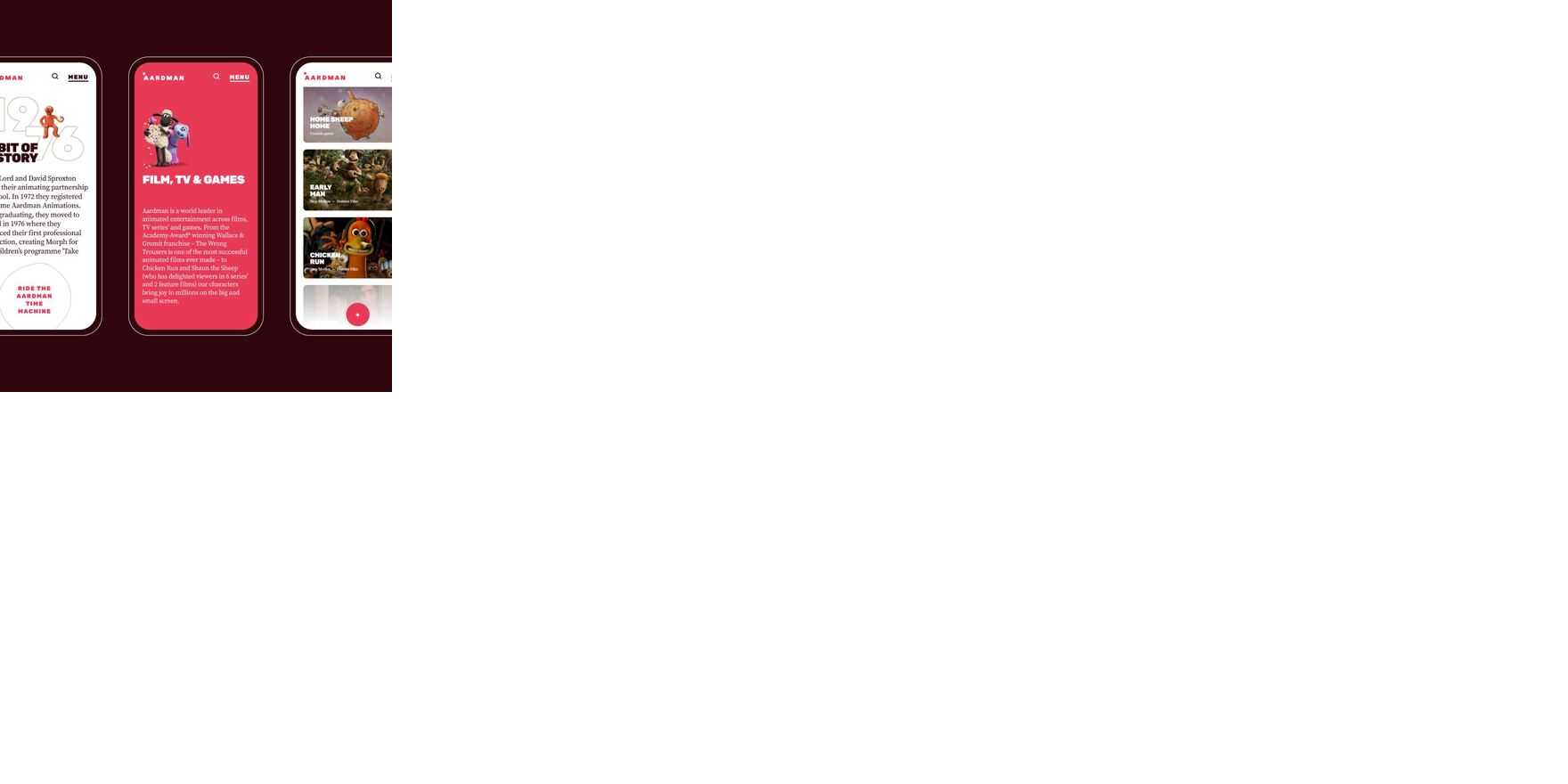 Aardman Animations at Fonts in Use