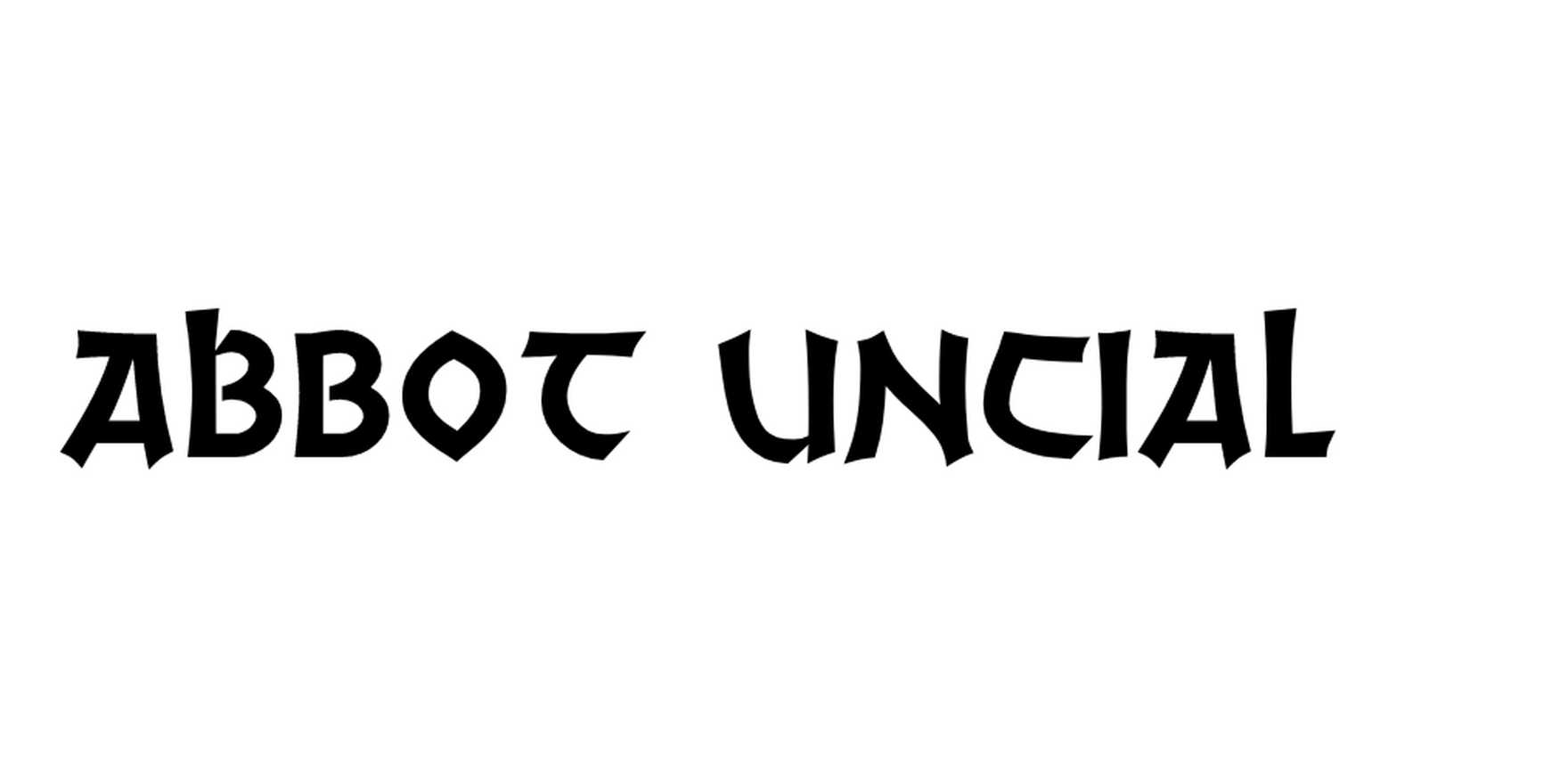 Abbot Uncial in use - Fonts In Use