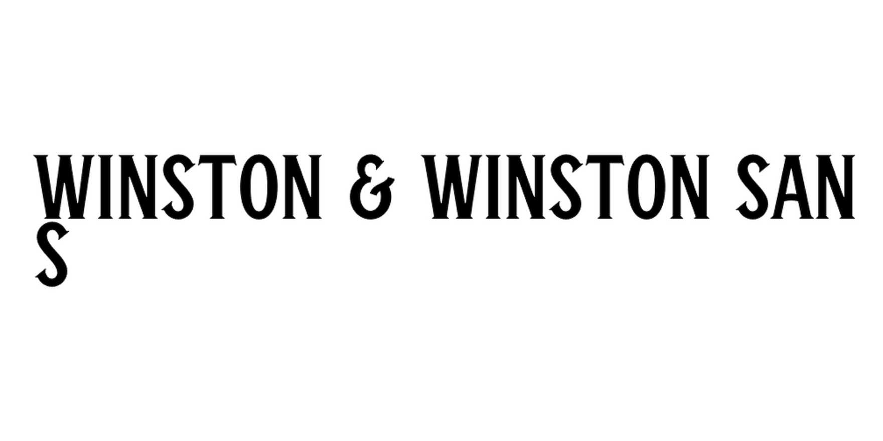 Winston & Winston Sans in use - Fonts In Use