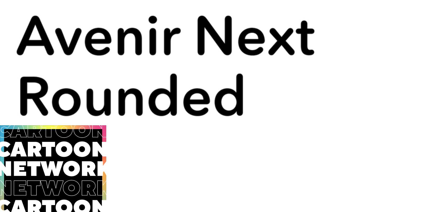 Avenir Next Rounded in use - Fonts In Use