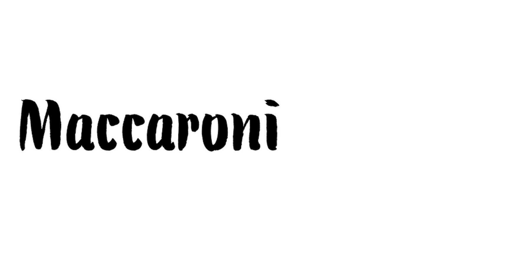 Maccaroni in use - Fonts In Use