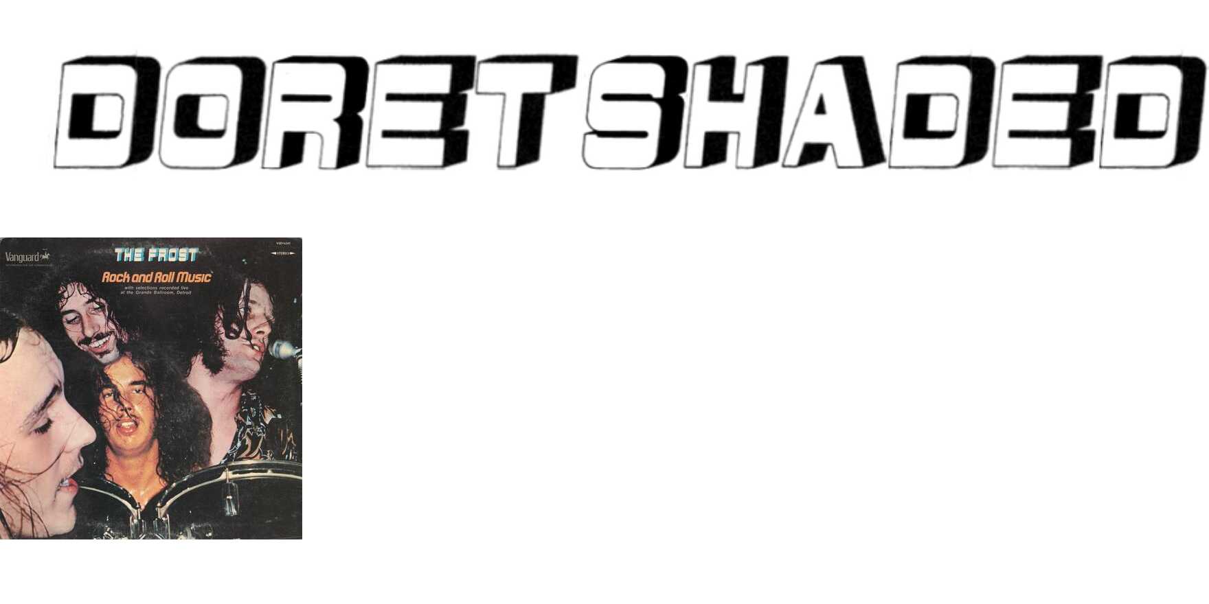 Doret Shaded in use - Fonts In Use