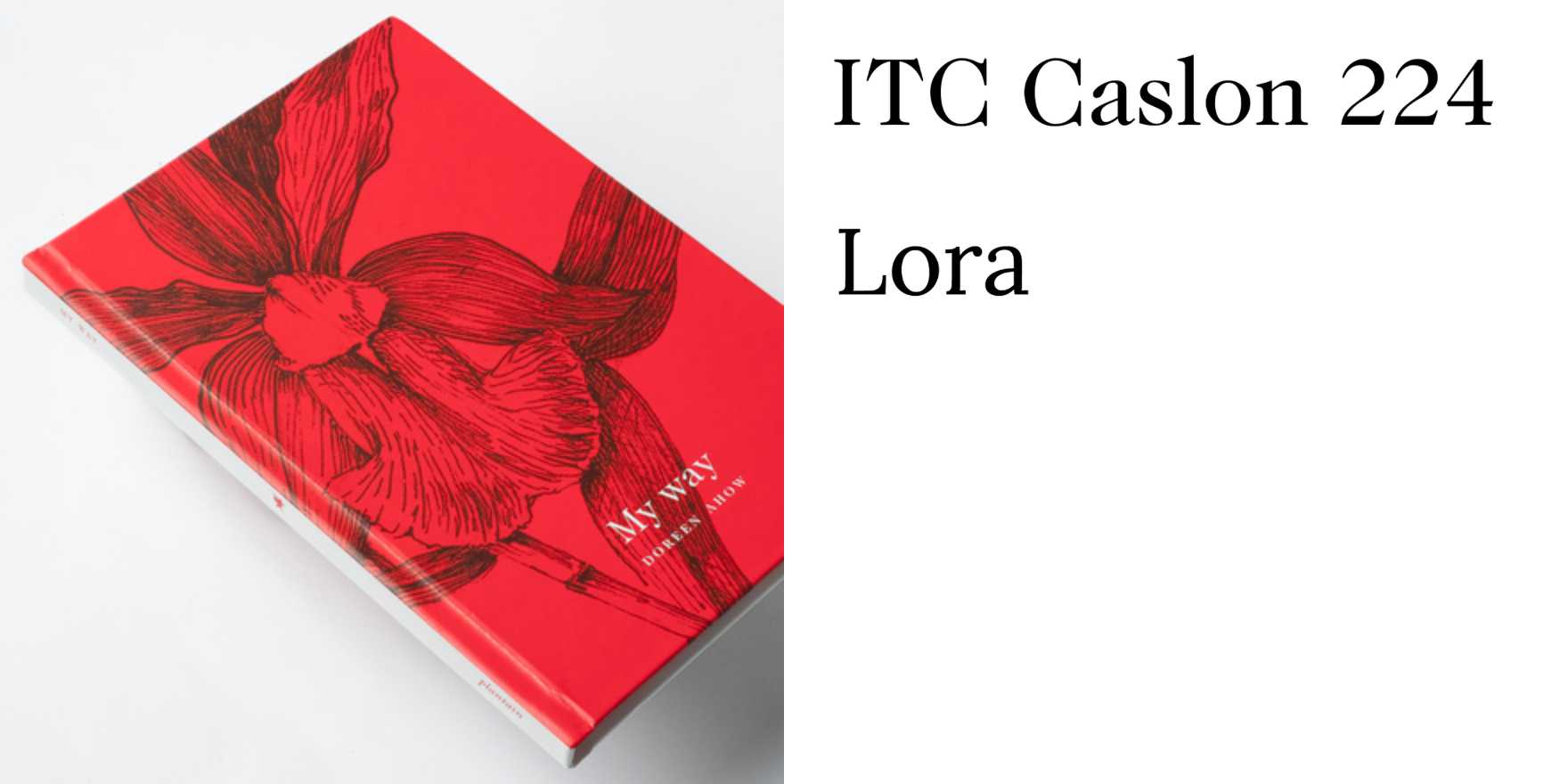 My Way by Doreen Ahow - Fonts In Use