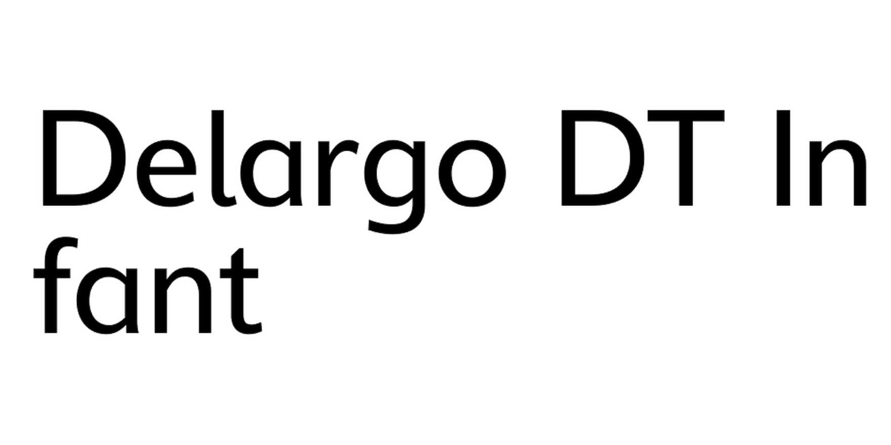 Delargo DT Infant in use - Fonts In Use