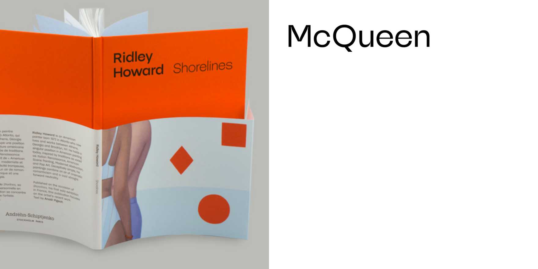 Ridley Howard – Shorelines - Fonts In Use