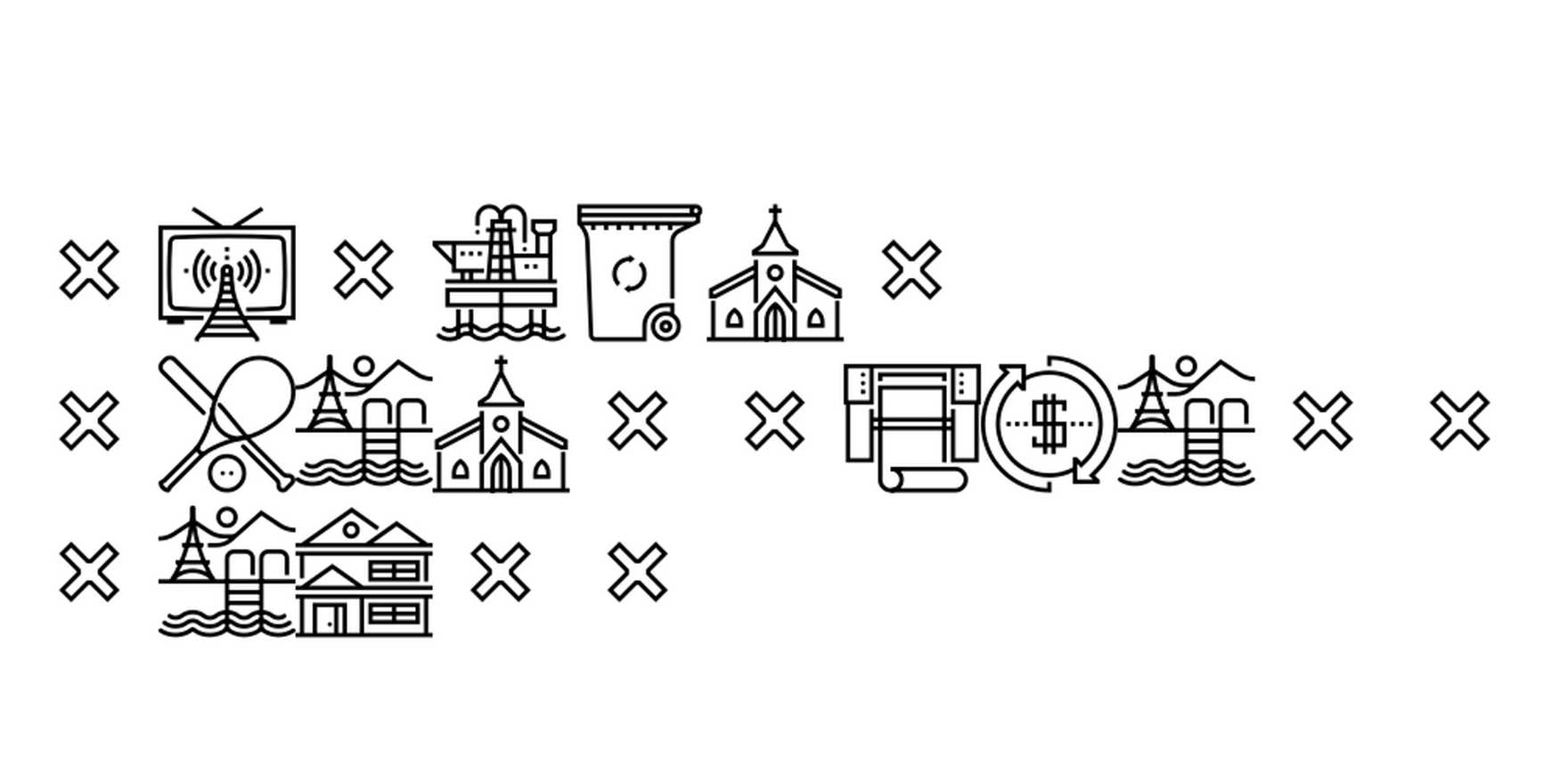 Square Line Icons Indus in use - Fonts In Use