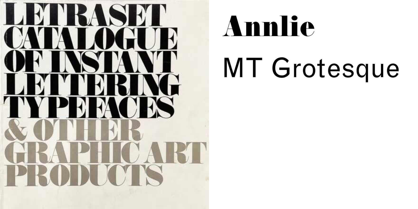 Letraset Catalogue of Instant Lettering Typefaces & Other Graphic Art ...