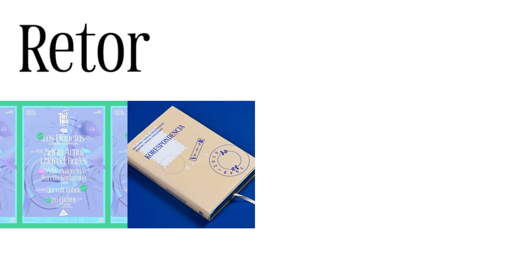 Retor in use - Fonts In Use