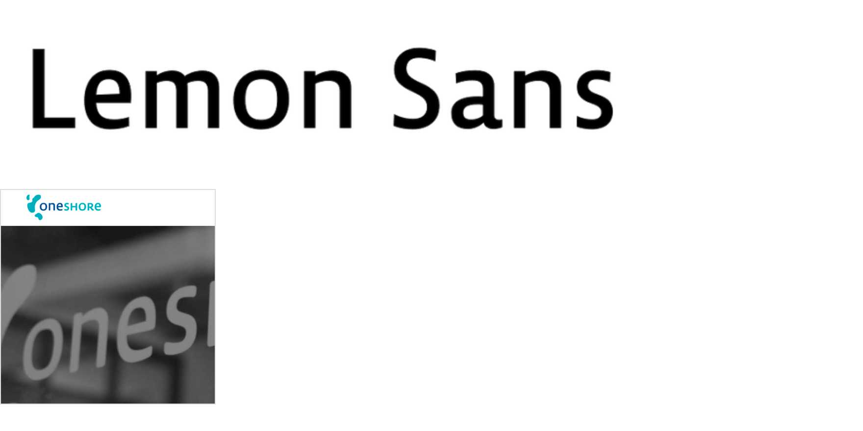 Lemon Sans in use - Fonts In Use