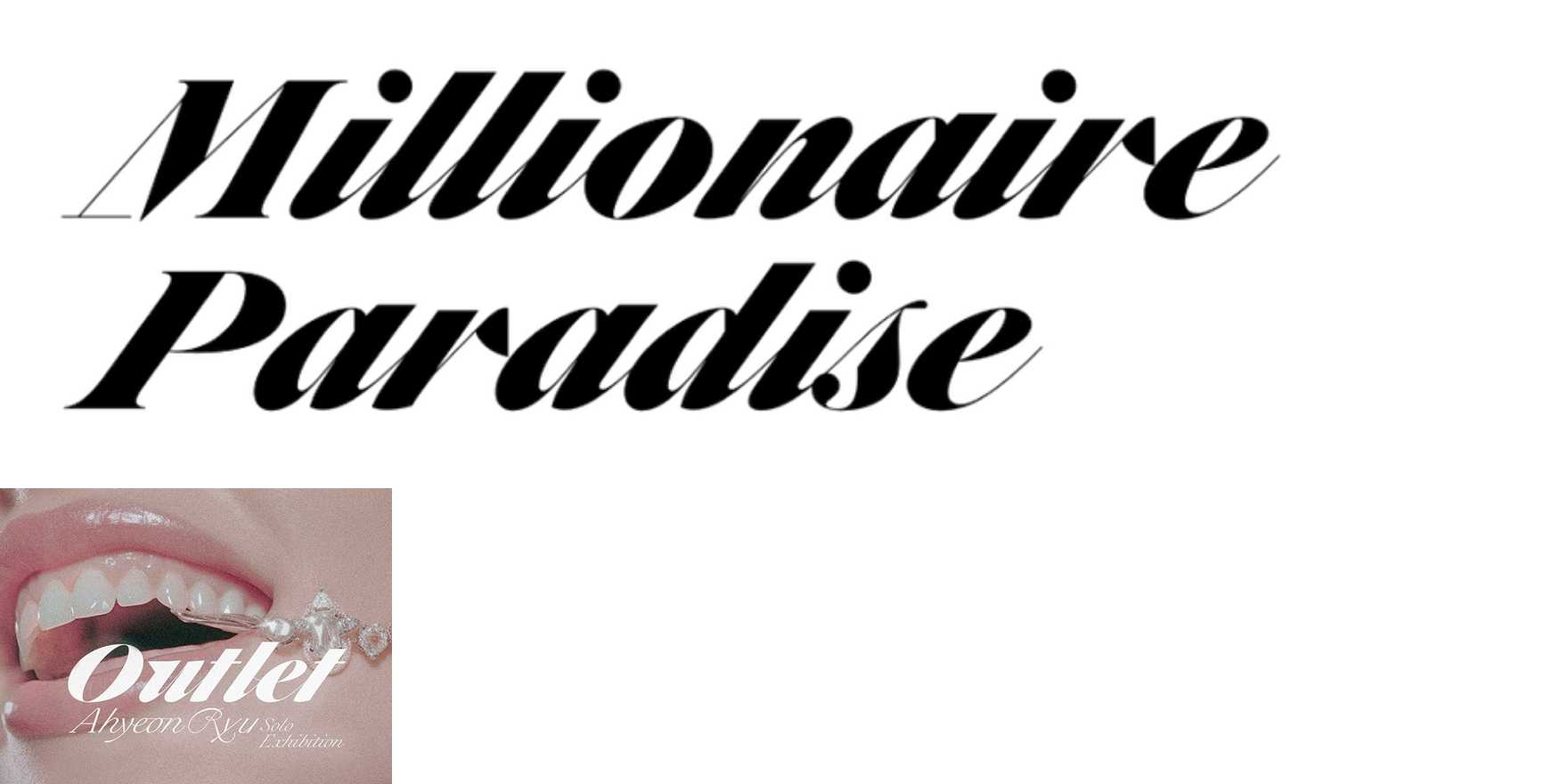 Millionaire Paradise in use - Fonts In Use