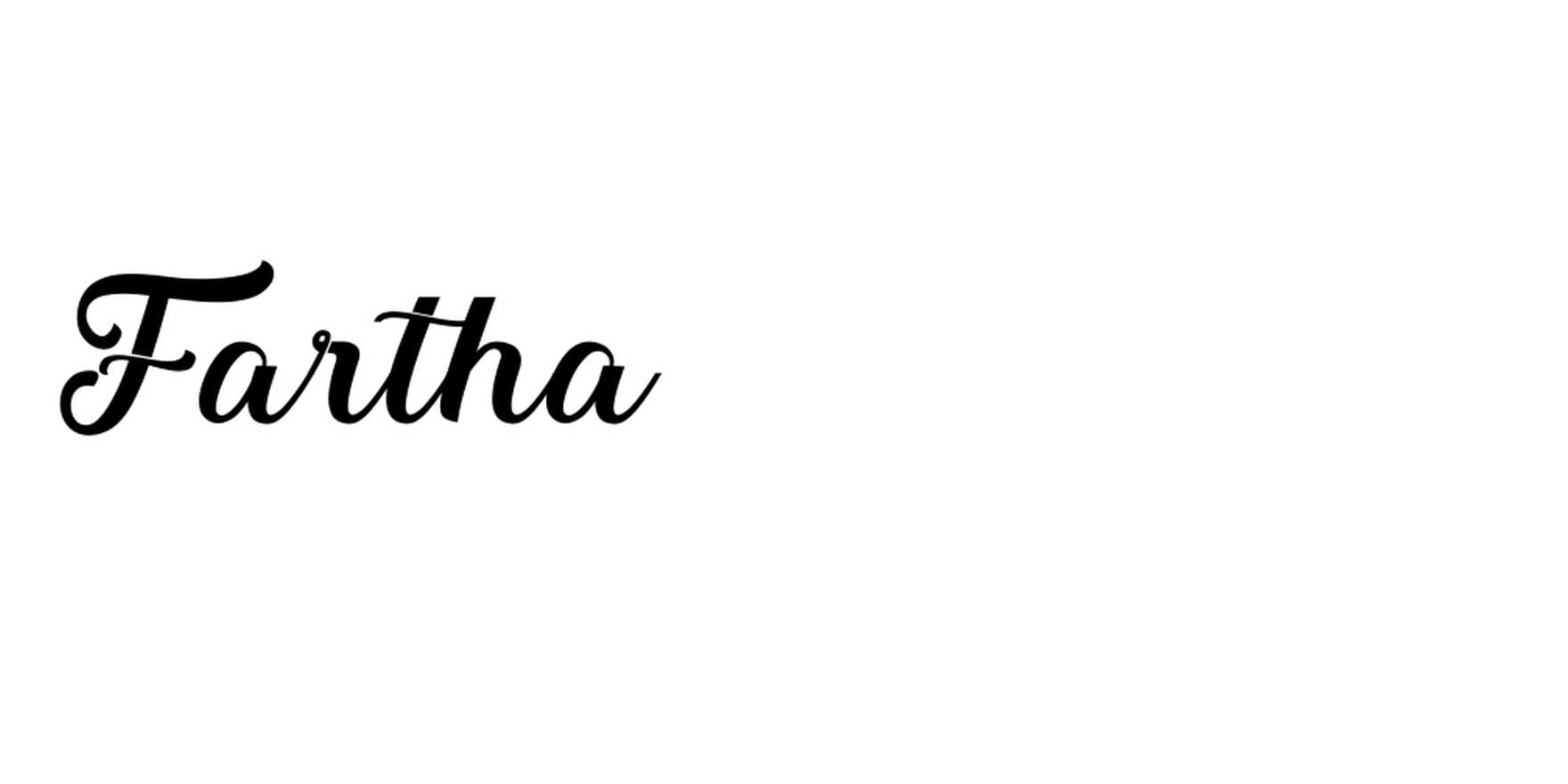 Fartha in use - Fonts In Use