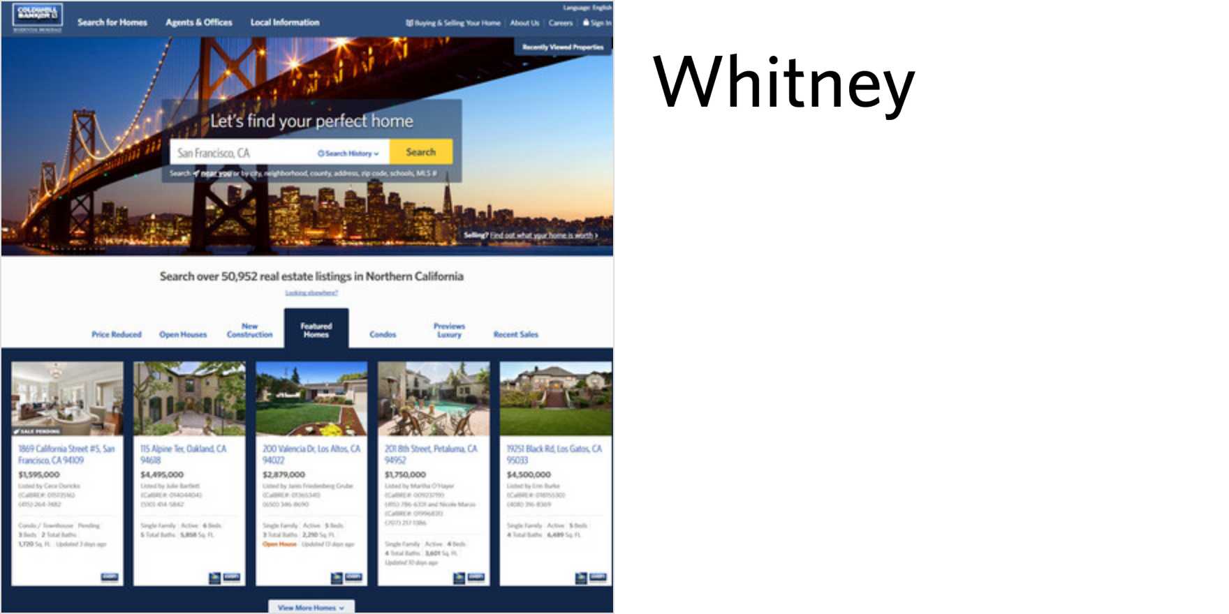 ColdwellBankerHomes.com - Fonts In Use
