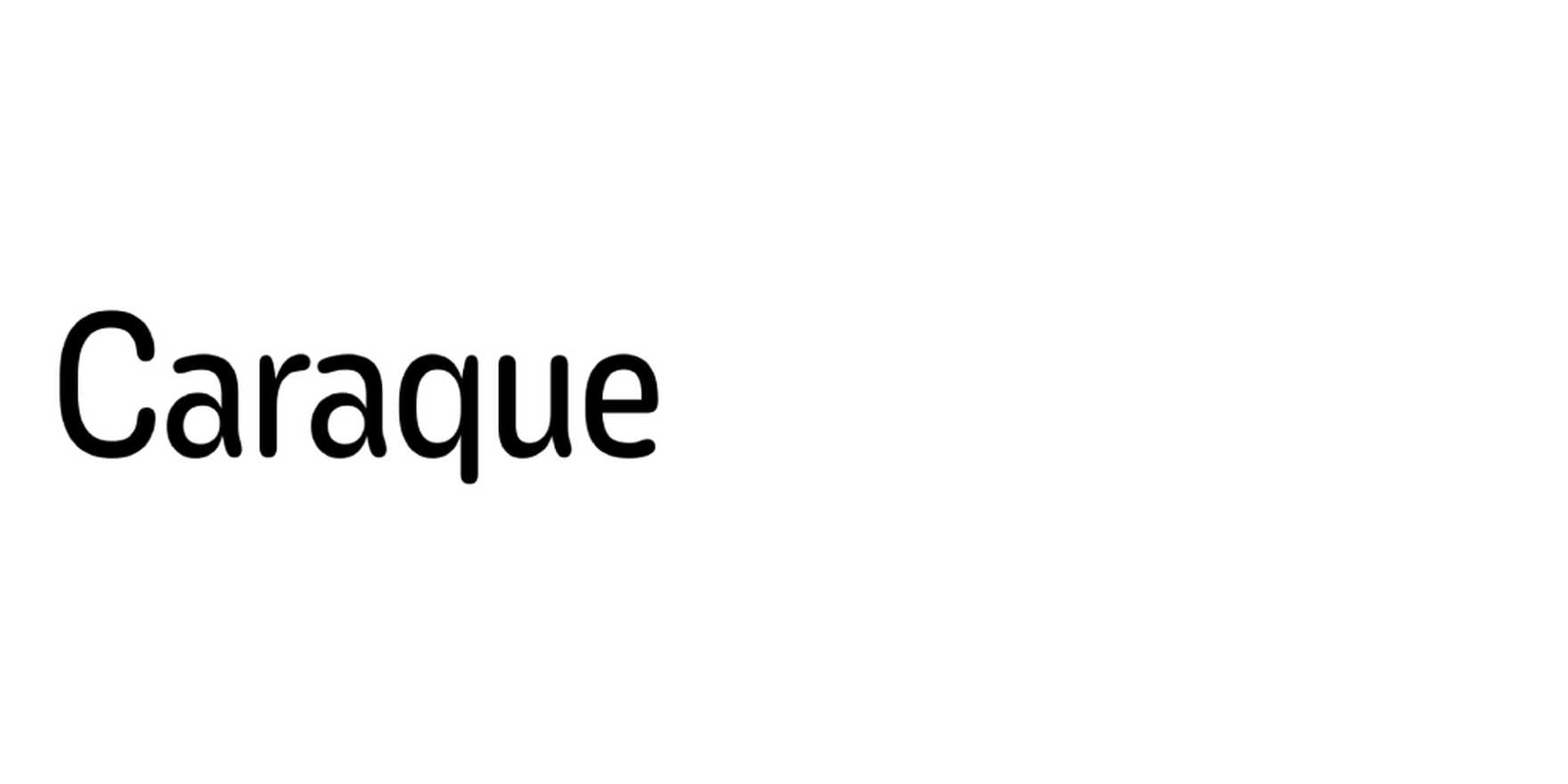 Caraque in use - Fonts In Use