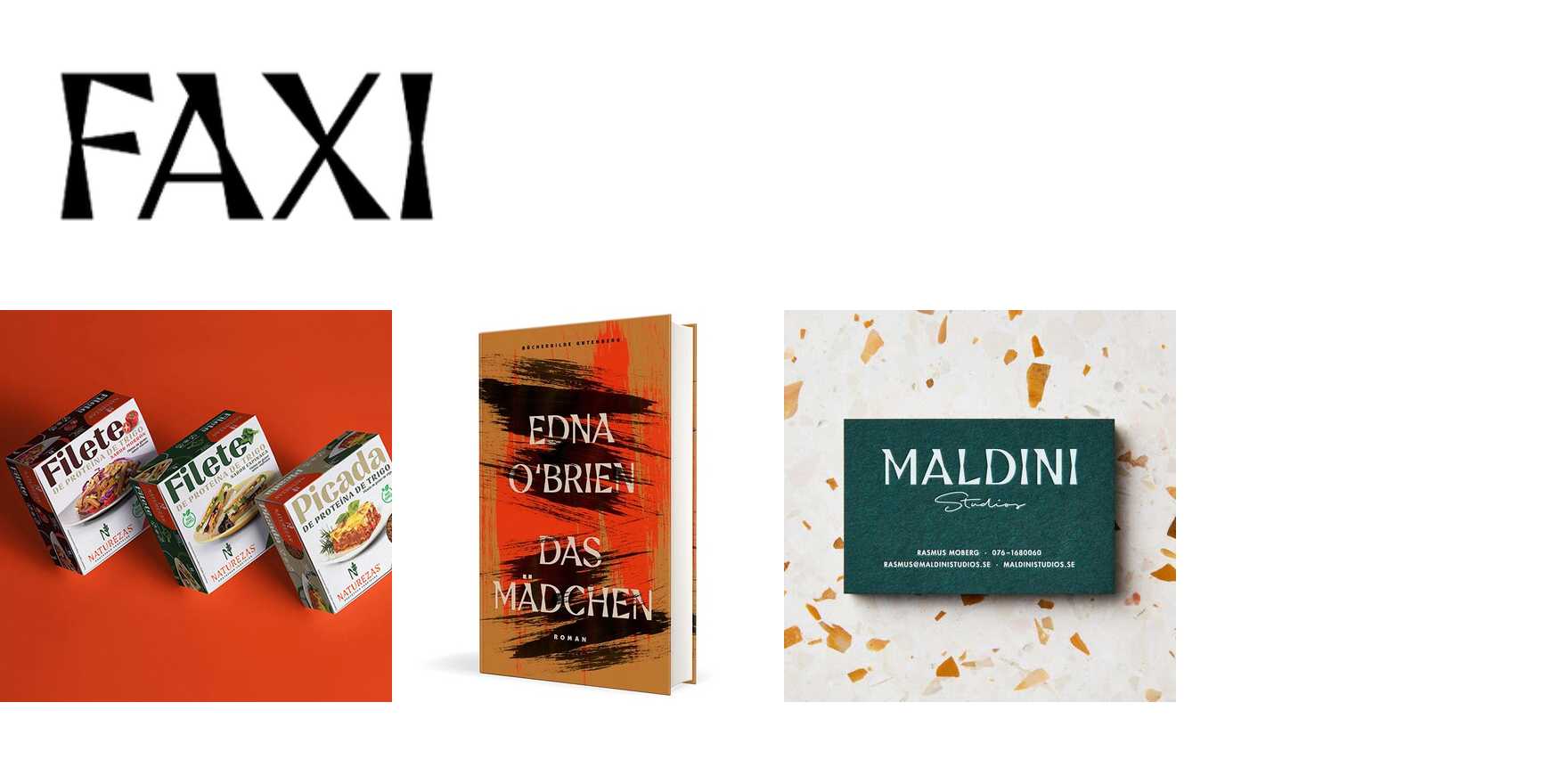 Faxi in use - Fonts In Use