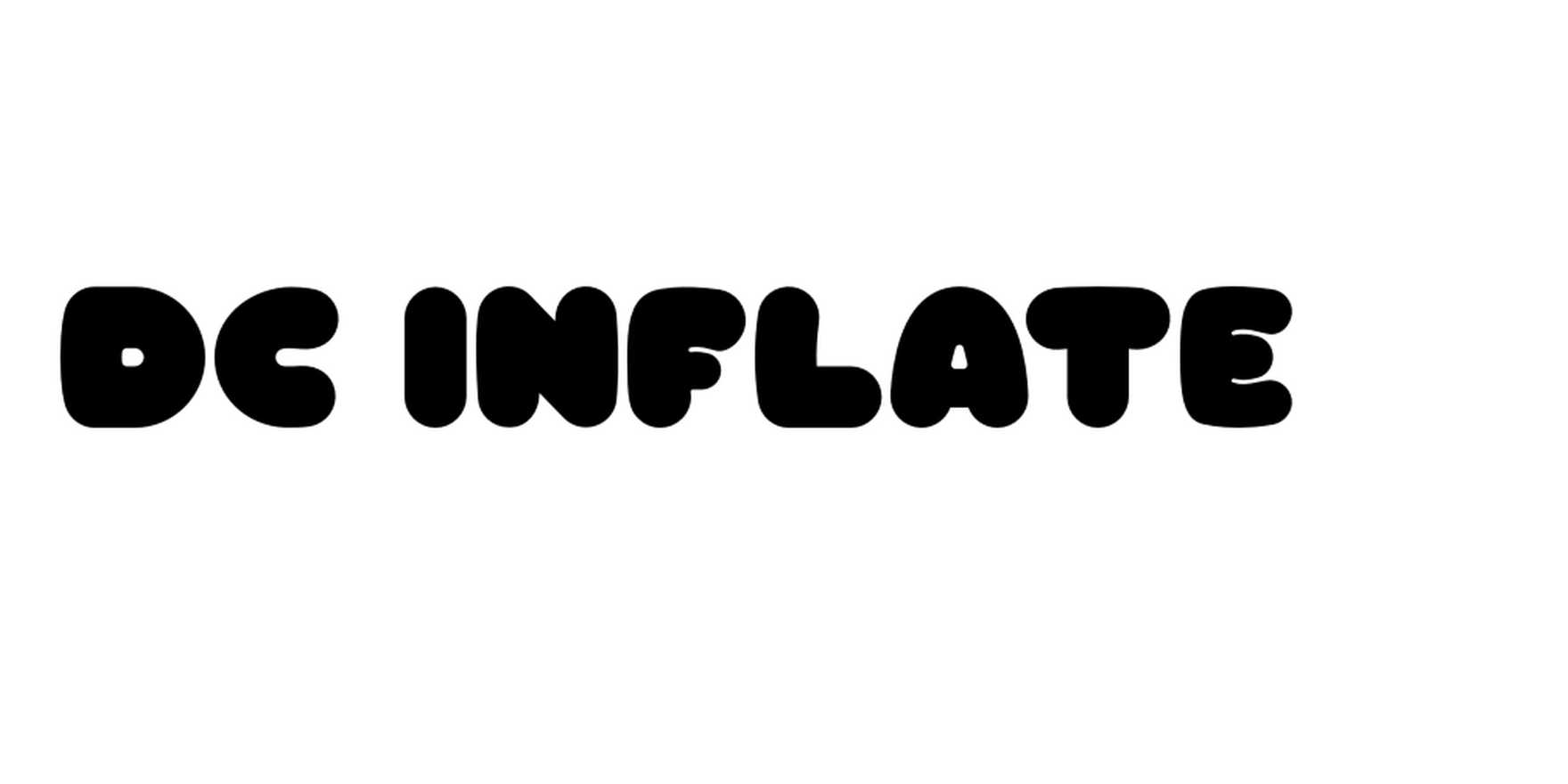 DC Inflate in use - Fonts In Use