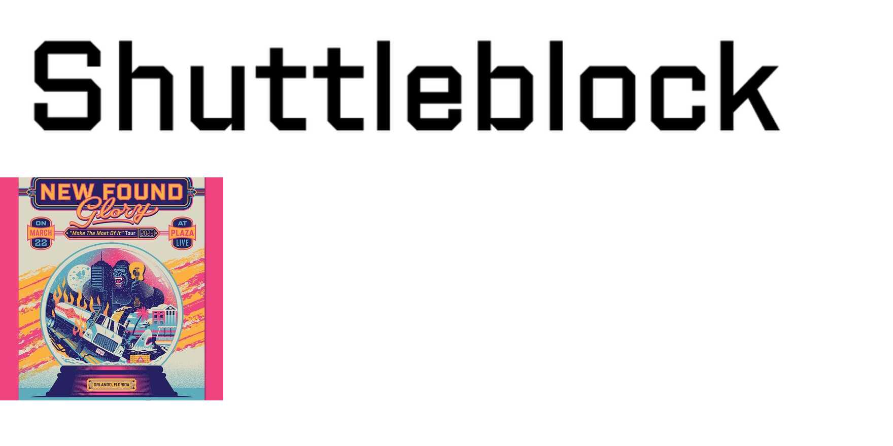 Shuttleblock in use - Fonts In Use