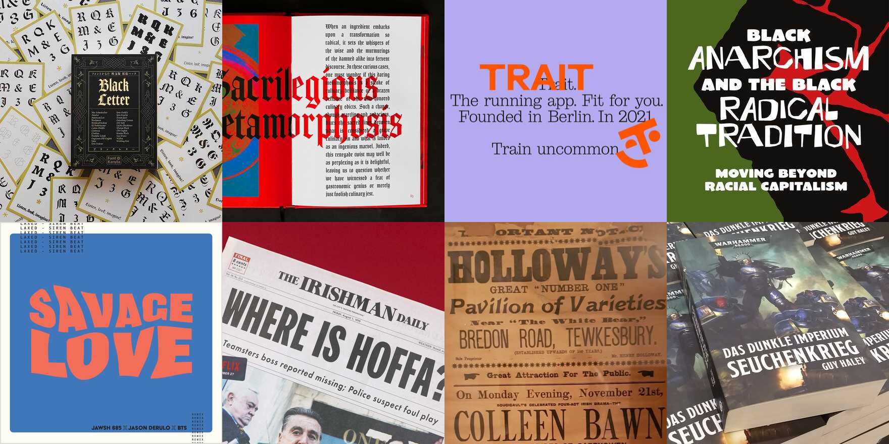 Jim Parkinson - Fonts In Use