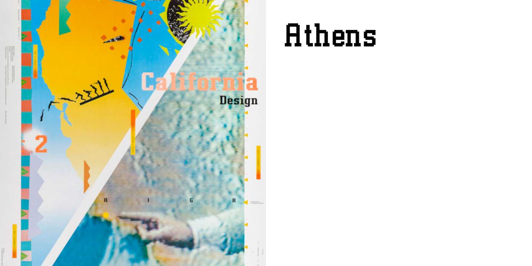 California Design 2 – AIGA poster - Fonts In Use