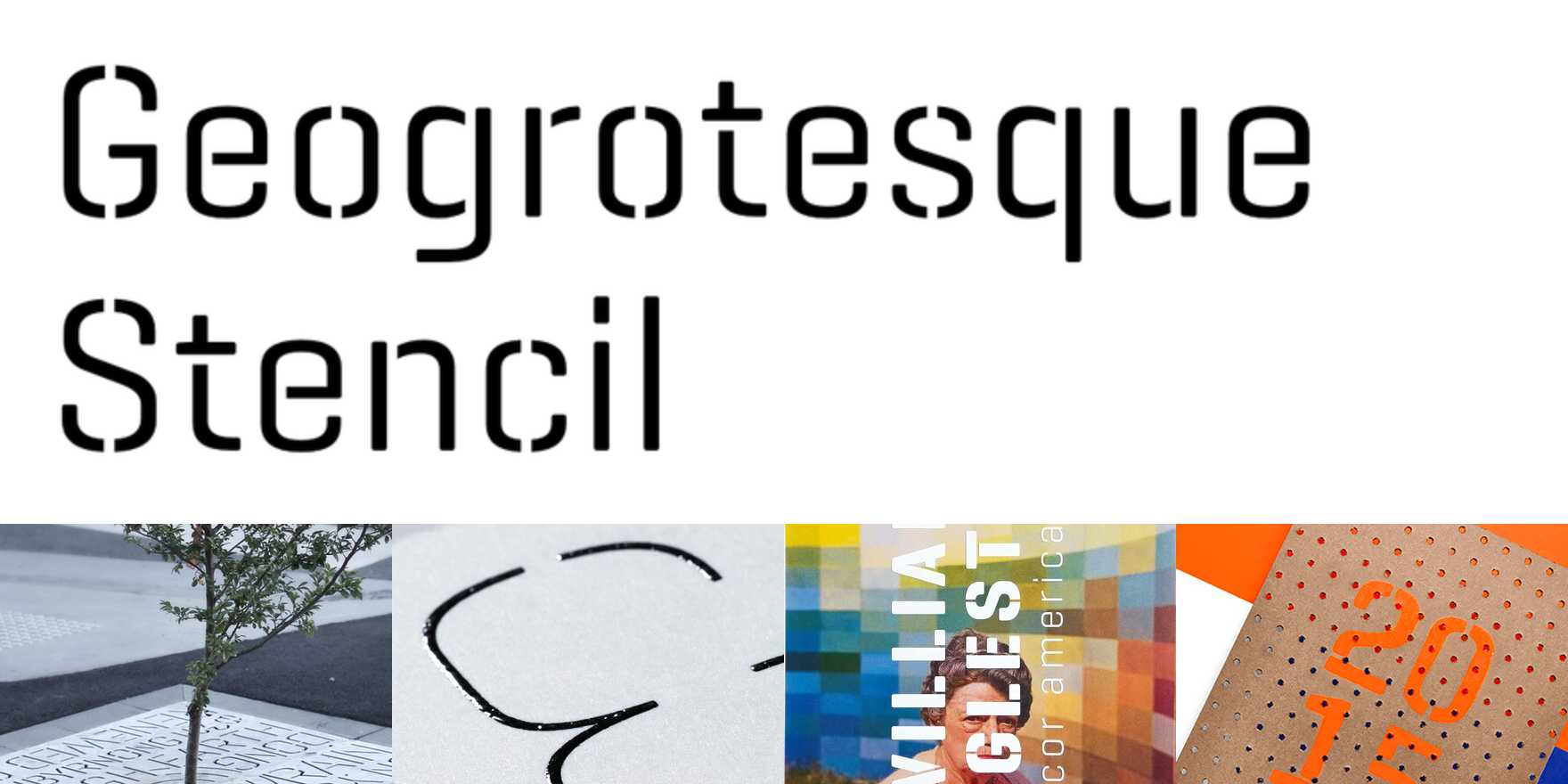 Geogrotesque Stencil in use - Fonts In Use