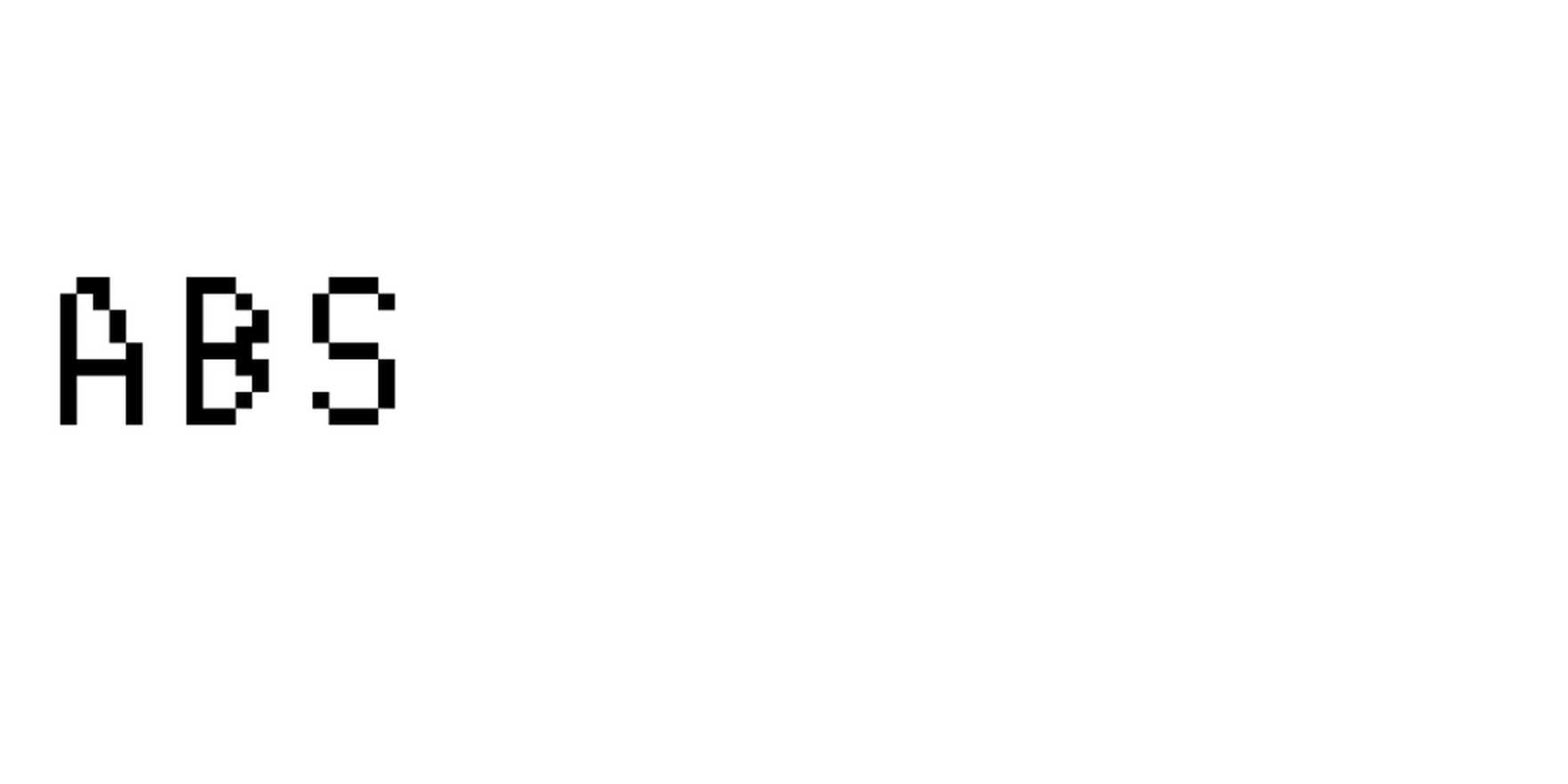 ABS in use - Fonts In Use
