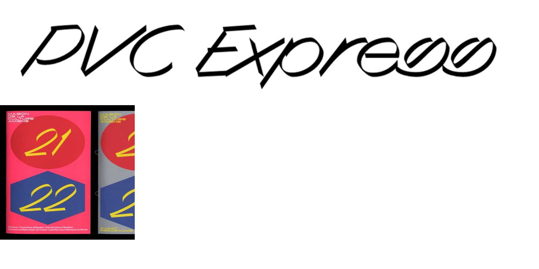 PVC Express in use - Fonts In Use
