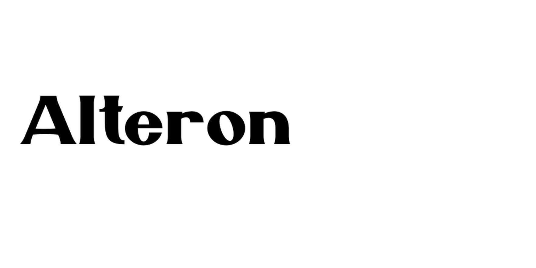Alteron in use - Fonts In Use