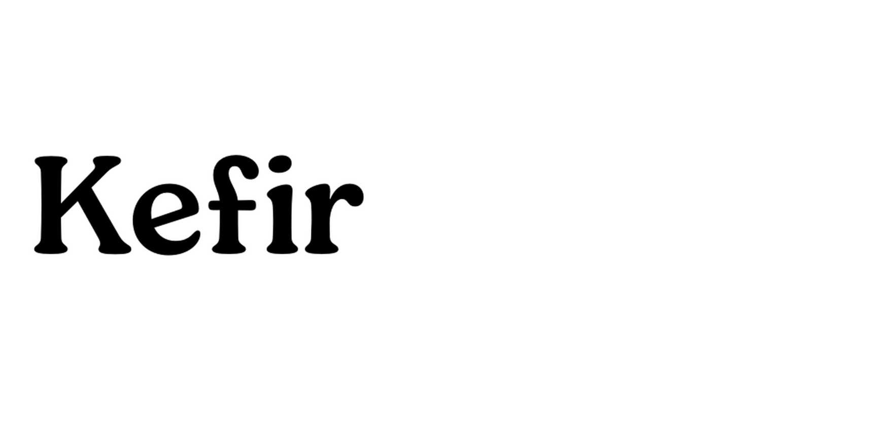 Kefir in use - Fonts In Use