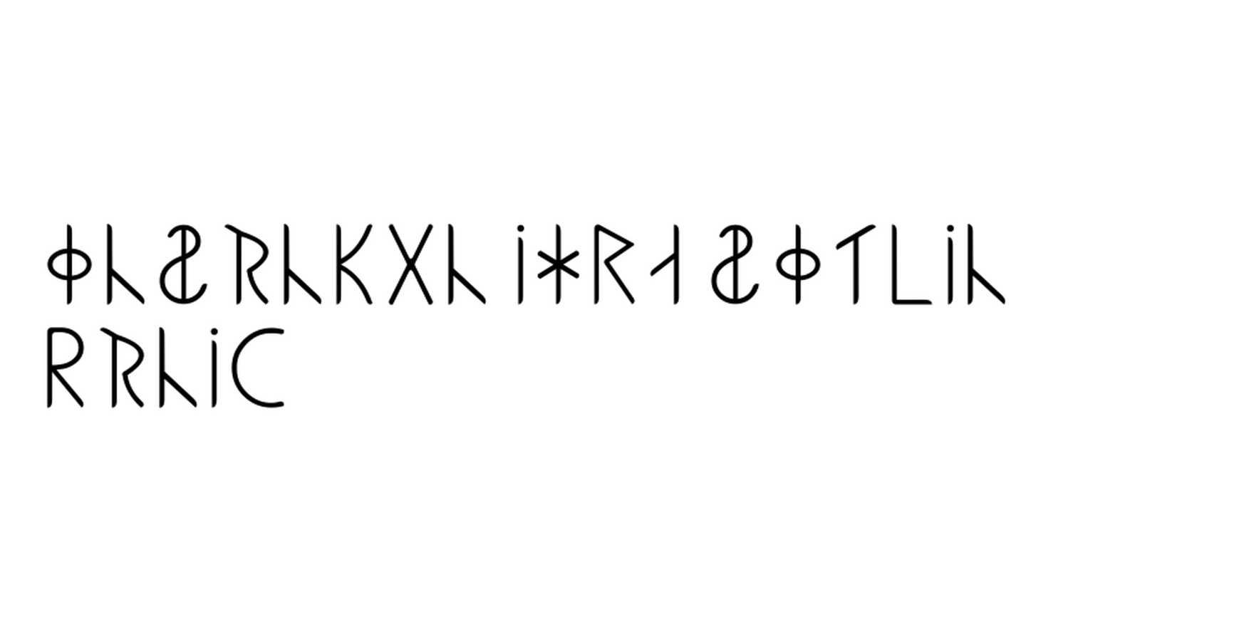 Ongunkan Ihre Gotlin Runic in use - Fonts In Use