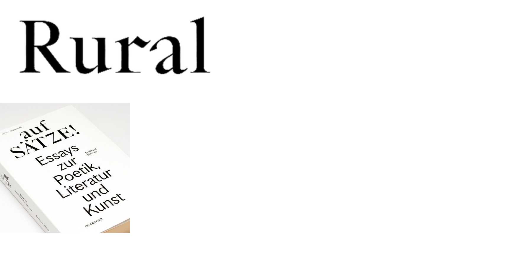 Rural in use - Fonts In Use