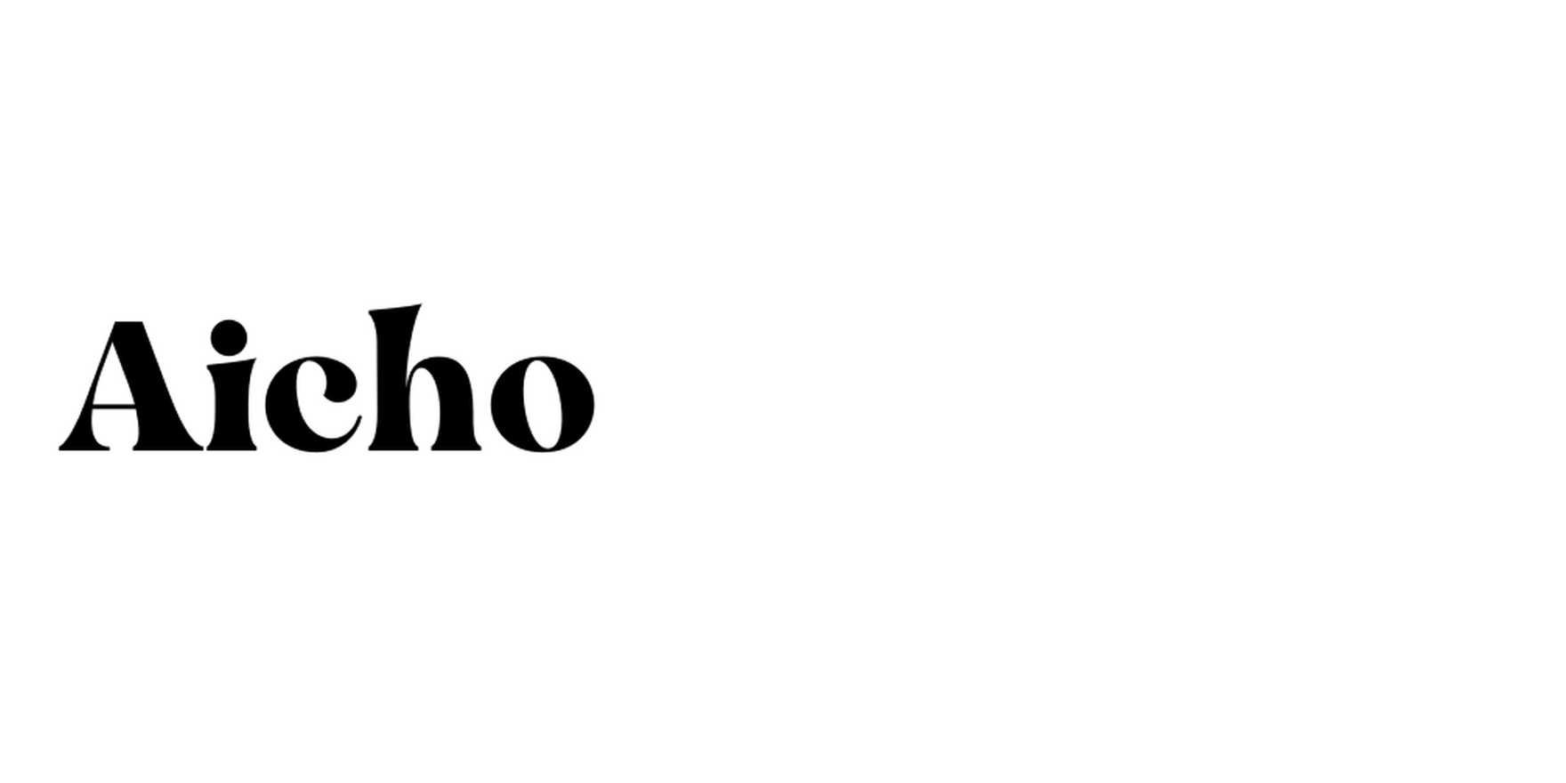 Aicho in use - Fonts In Use