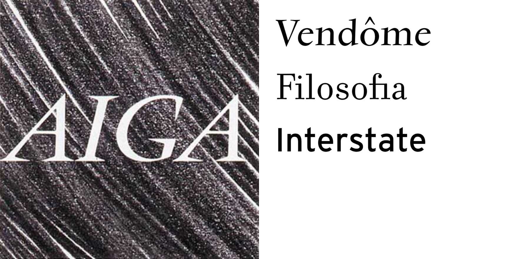 AIGA identity (2000–15) - Fonts In Use