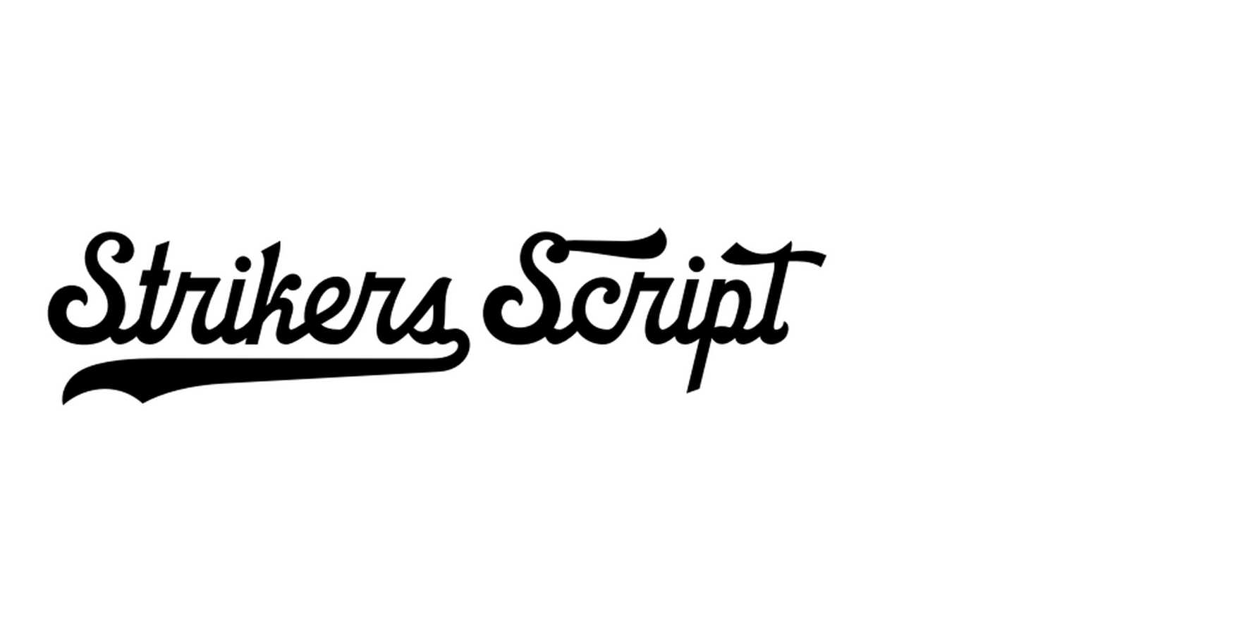 Strikers Script in use - Fonts In Use
