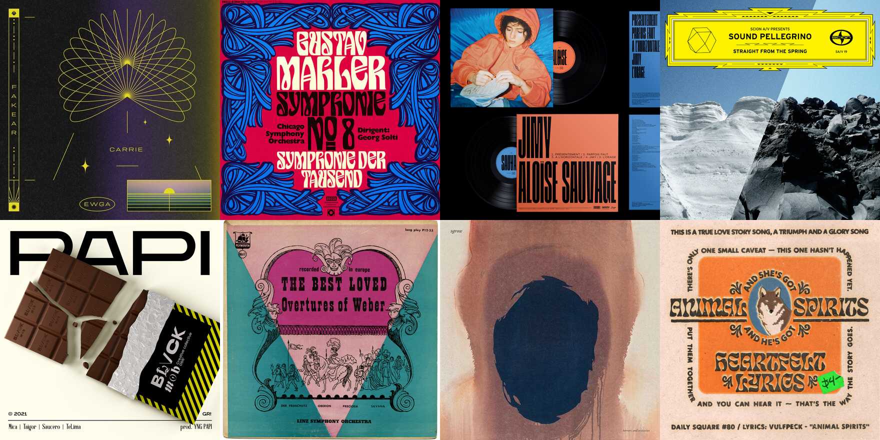 album cover - Fonts In Use