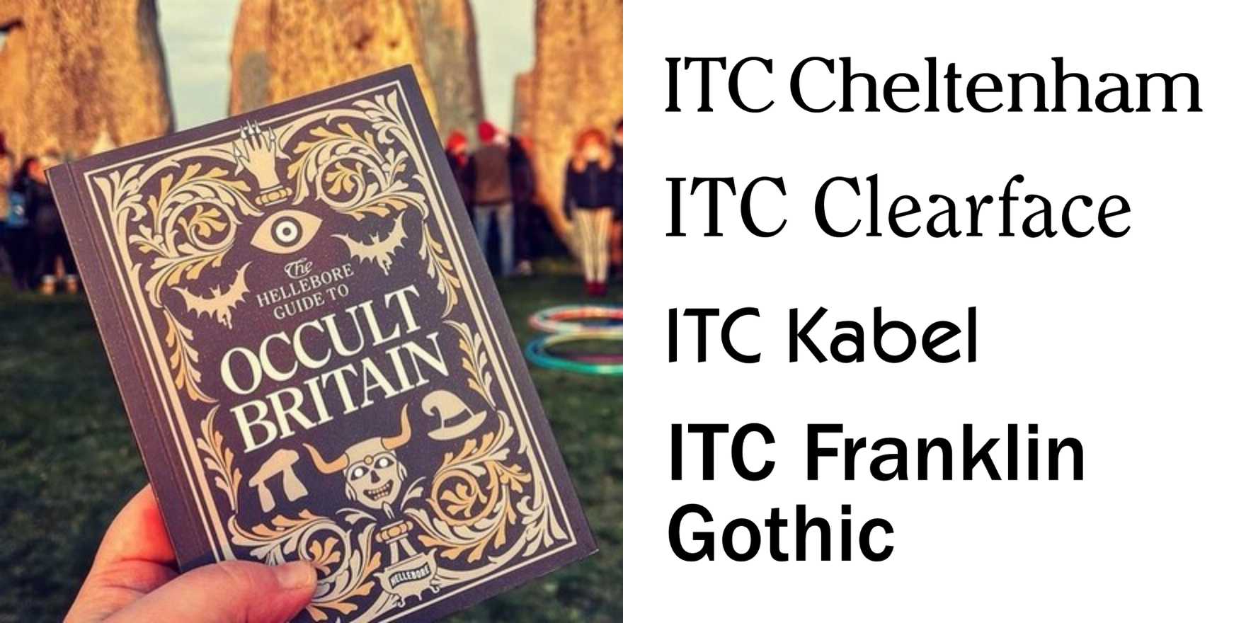 The Hellebore Guide to Occult Britain - Fonts In Use