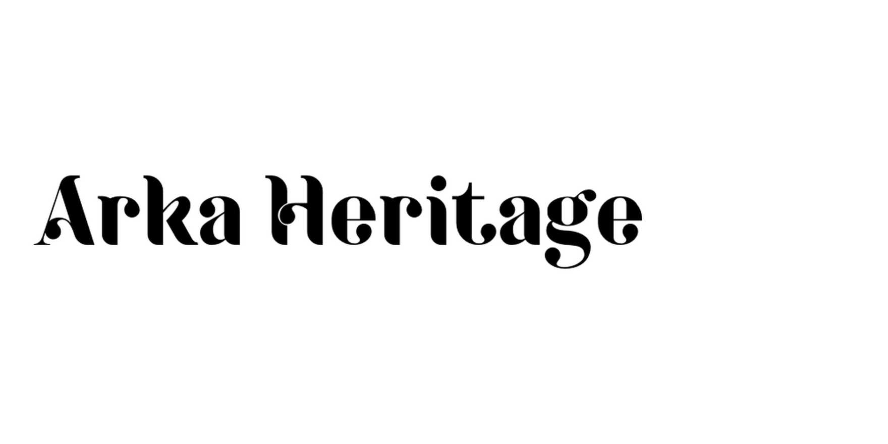 Arka Heritage in use - Fonts In Use