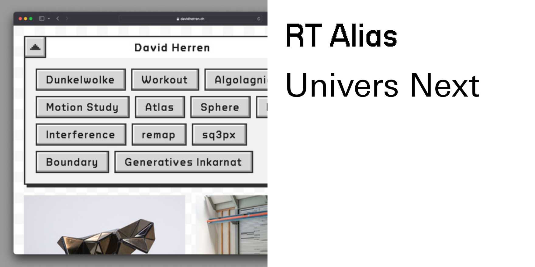 David Herren’s personal website - Fonts In Use