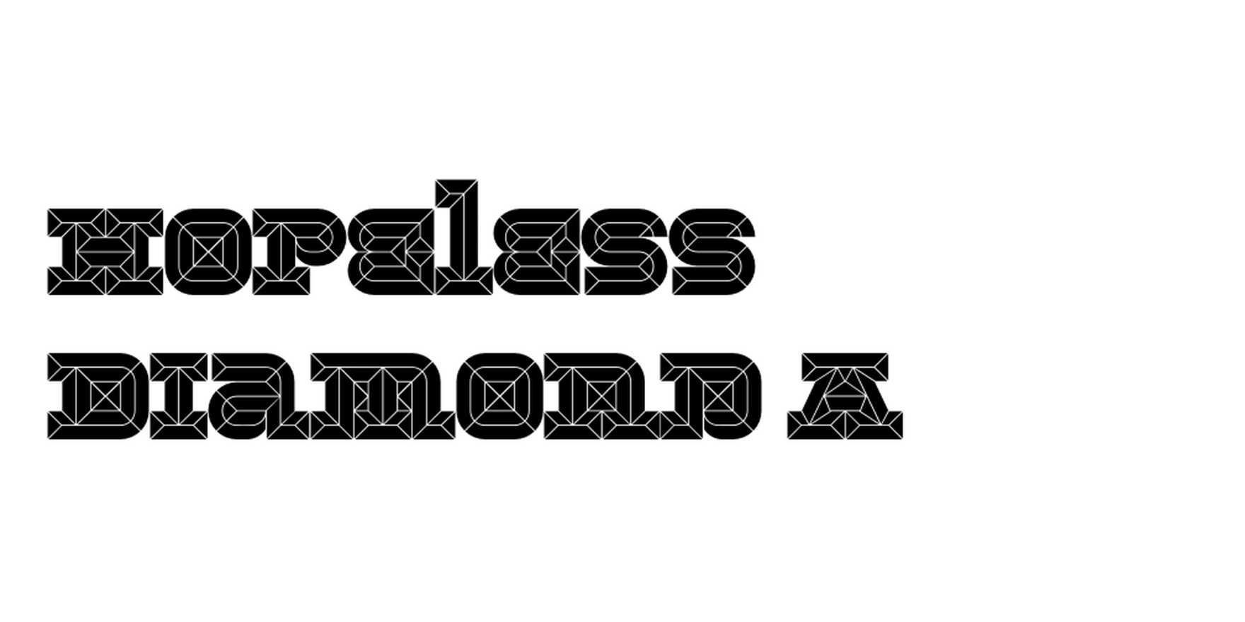 Hopeless Diamond A in use - Fonts In Use