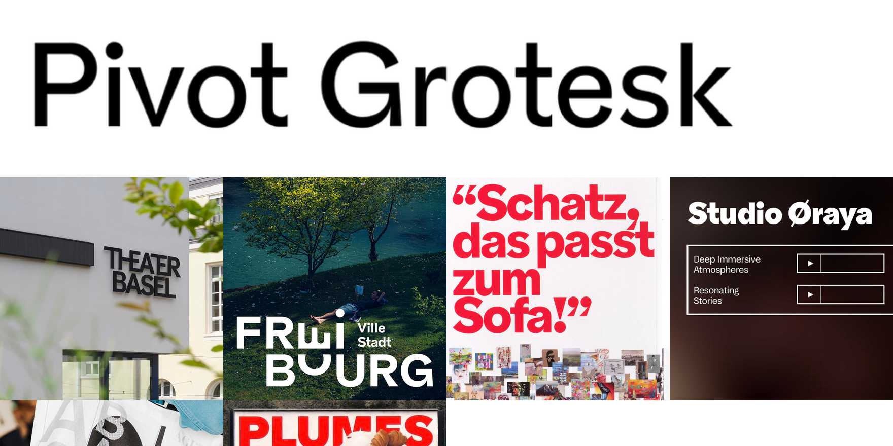 NN Pivot Grotesk in use - Fonts In Use