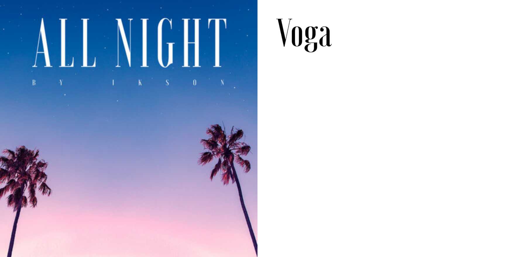 Ikson single covers - Fonts In Use