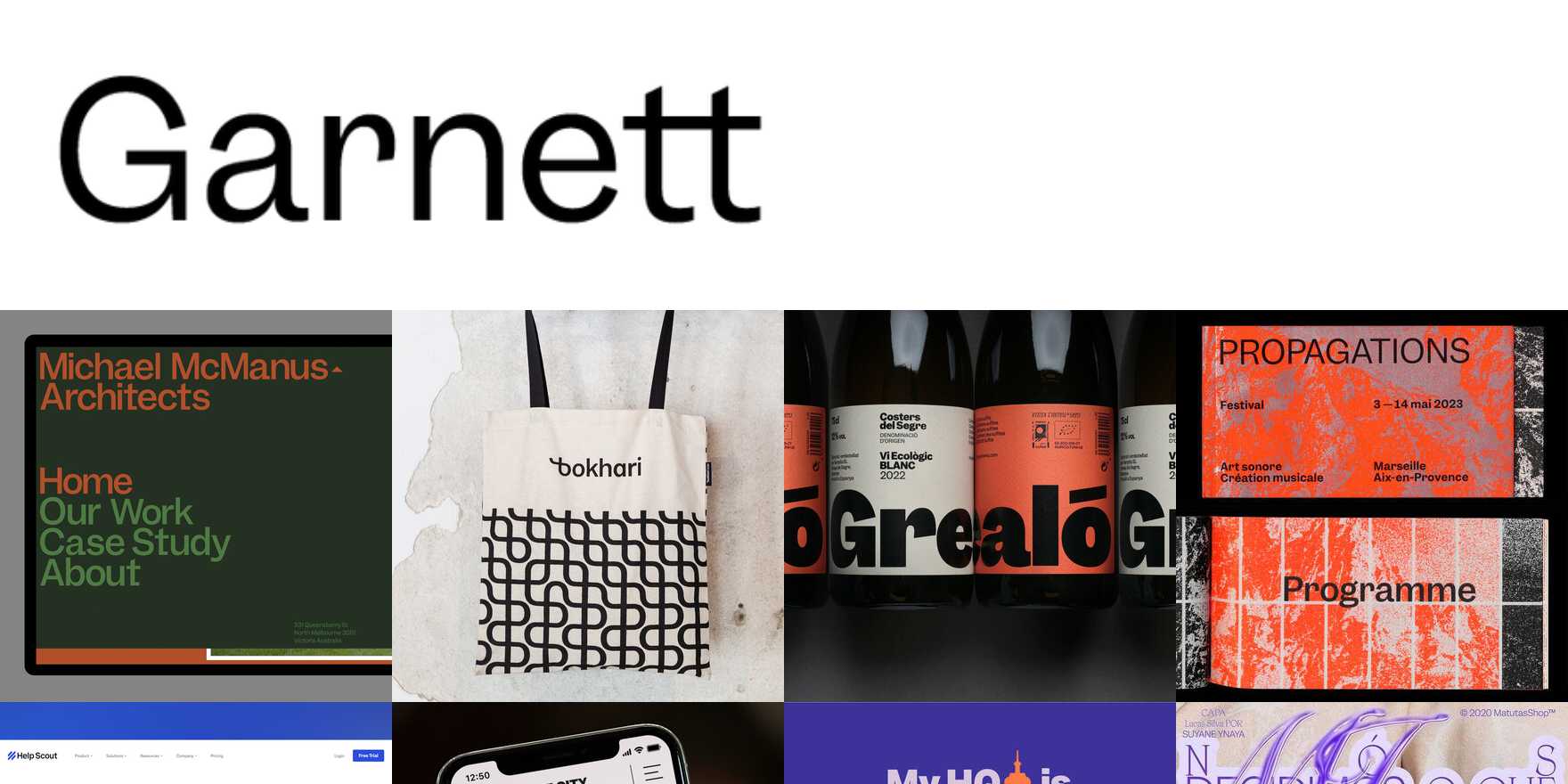 Garnett in use - Fonts In Use